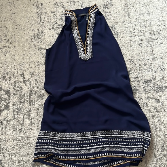 THML | Dresses | Thml Navy Blue Dress | Poshmark